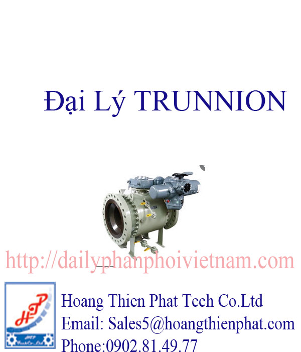 Van bi trục thép Trunnion